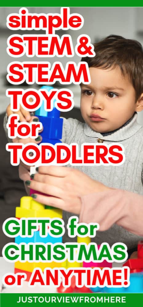 Low-Tech STEM and STEAM Toys For Toddlers (Brainy Gift Ideas!)